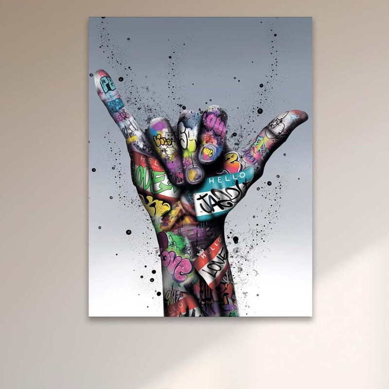 Shaka Sign Print - Etsy
