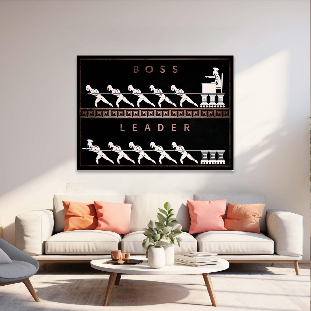 Boss Leader Poster for Office Decor, Leader Poster, Leadership ...