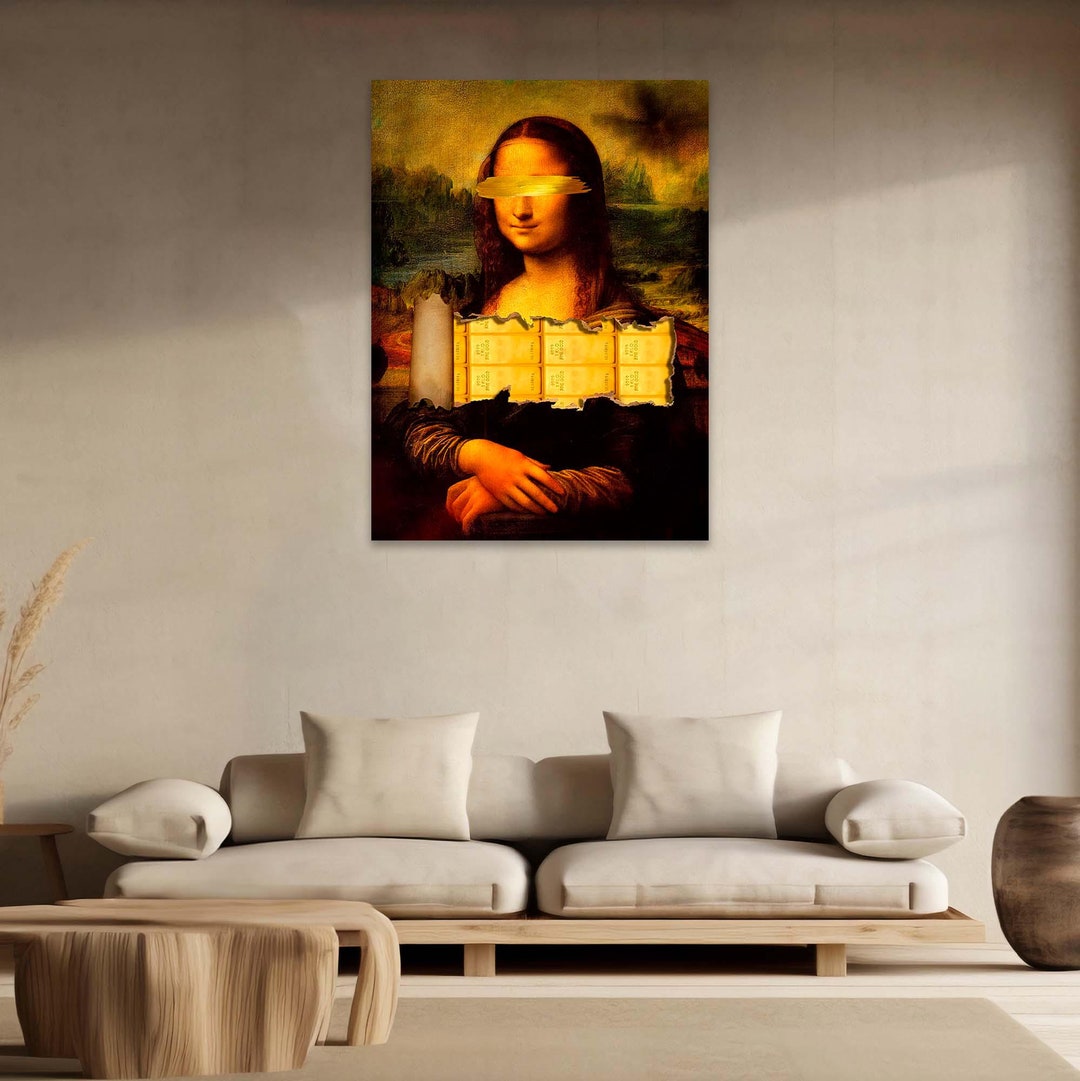 Wall Art Mona Lisa La Joconde Reproduction Print Da Vinci Print Da ...