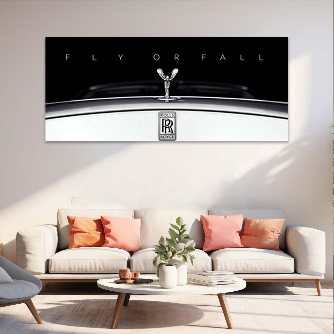 Fly or Fall Inspiration Quotes Poster, Rolls Royce Poster, Word Office ...