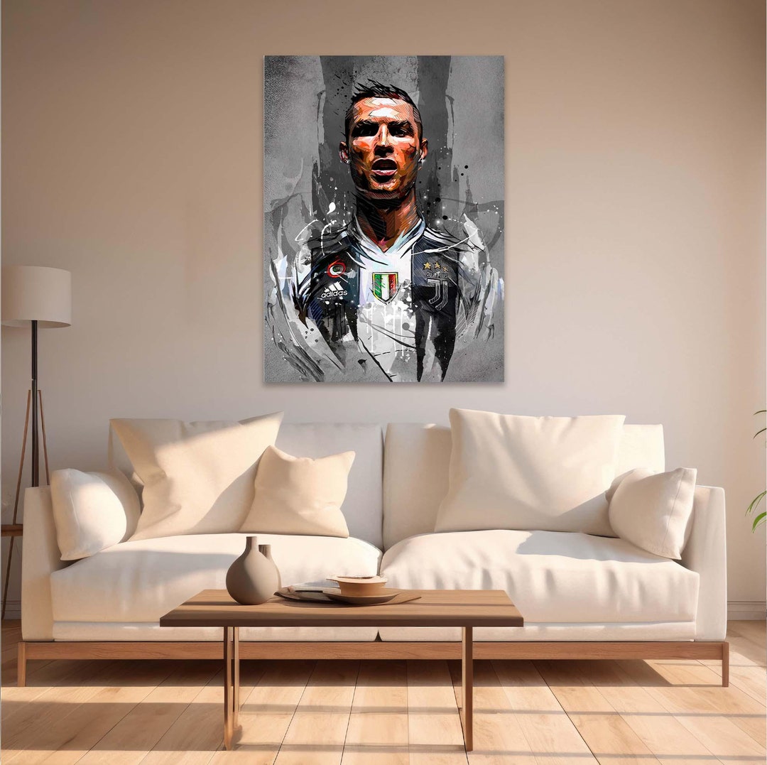 Ronaldo Poster, Cristiano Ronaldo Poster, Football Gift, Sports Poster ...