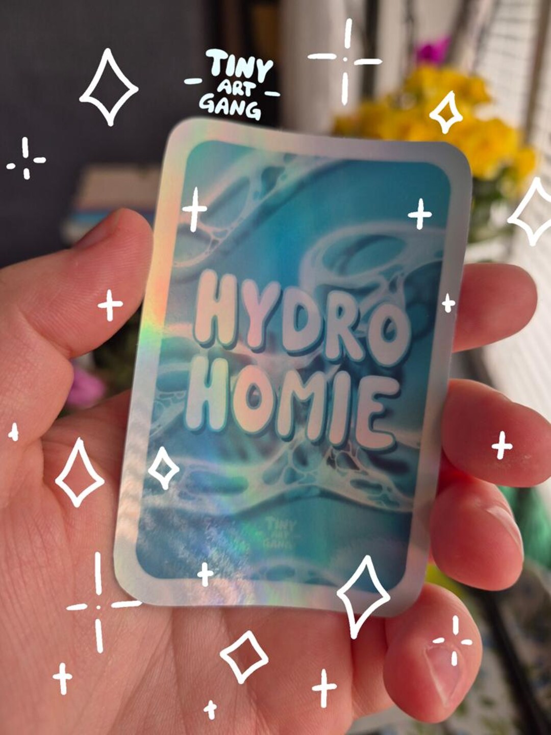Holographic Decal: Hydro Homie - Etsy