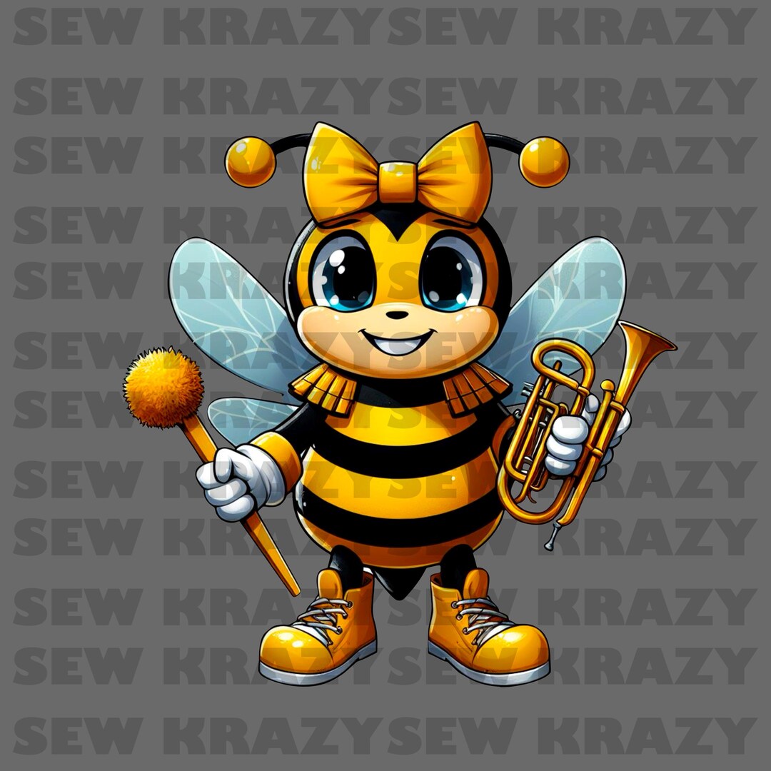 Bee Marching Band PNG, Jackets Drum Major PNG, Yellow Jackets Band ...