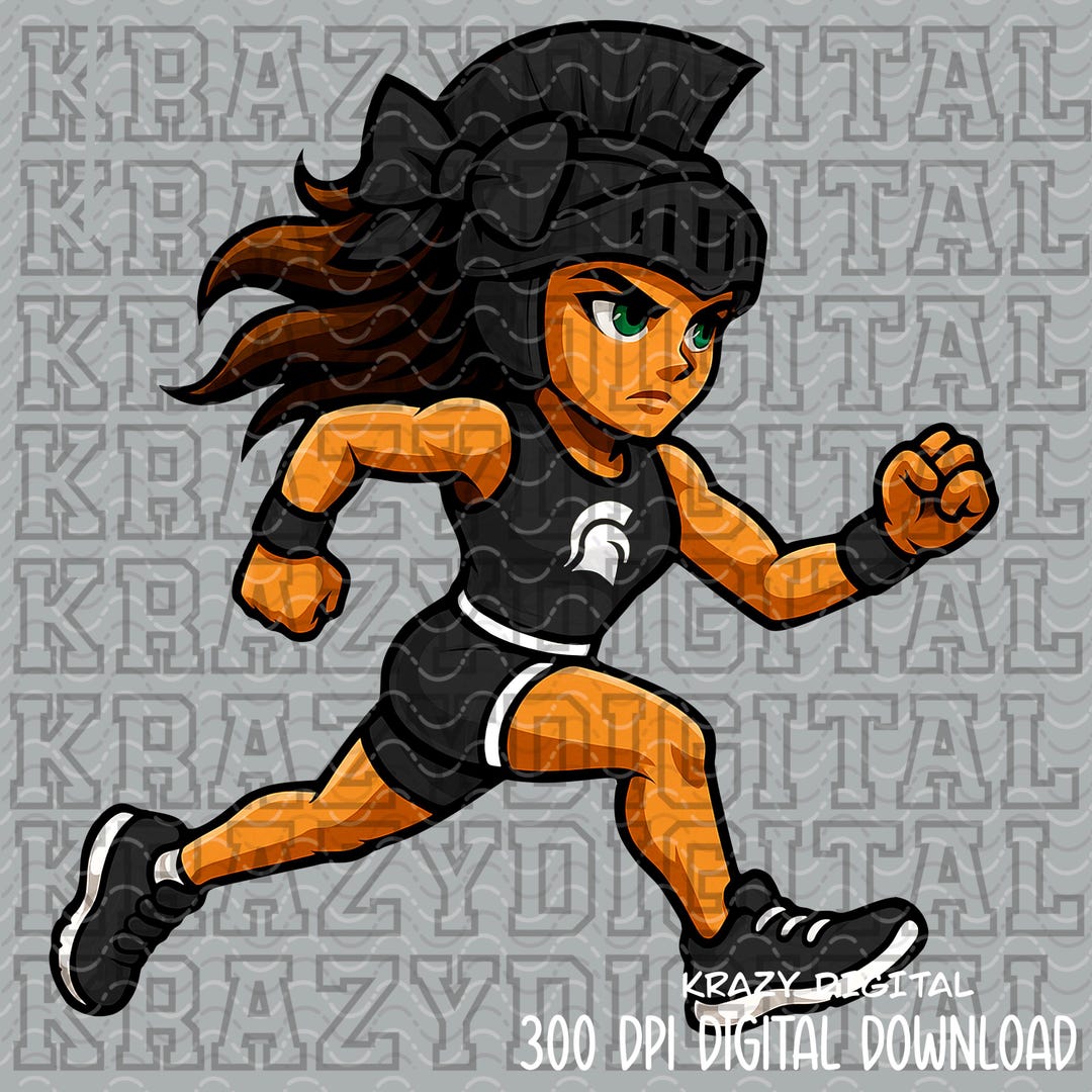 Trojan Track Mascot PNG, Warrior Mascot PNG, Gladiator Black Track ...