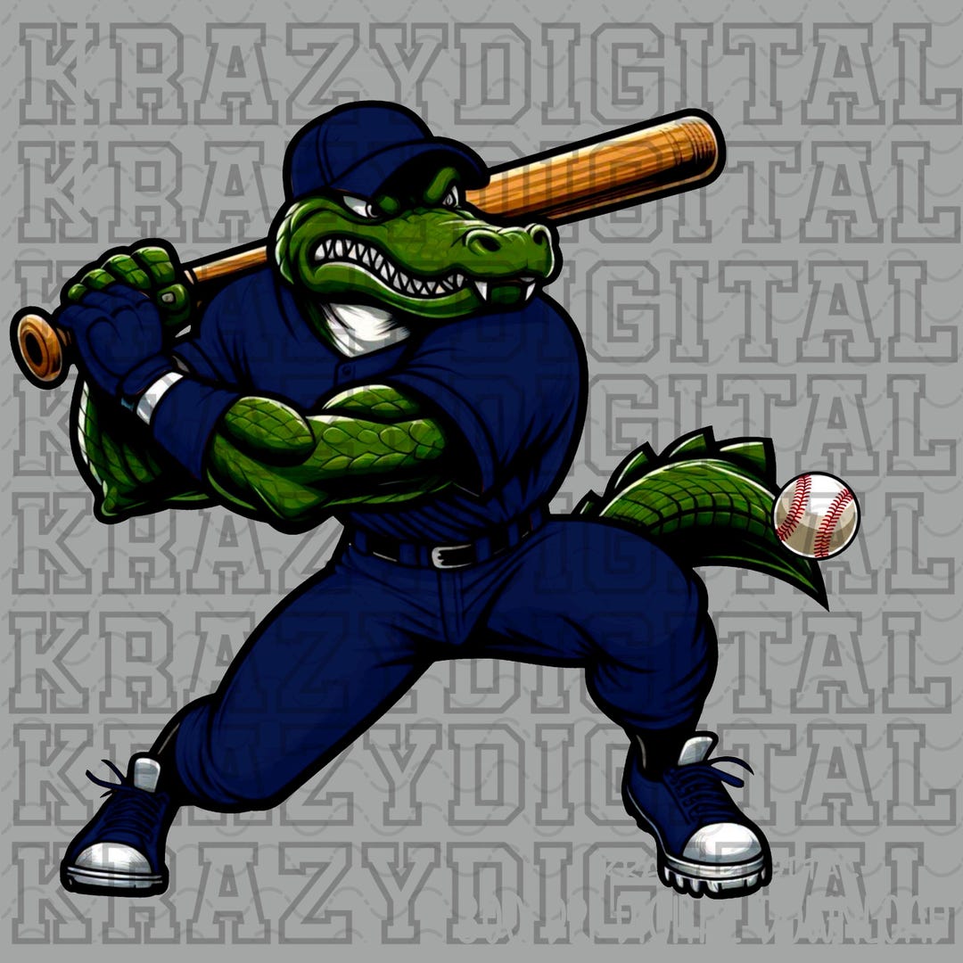 Navy Alligator Baseball PNG, Alligator Boy Design, Crocodile School ...