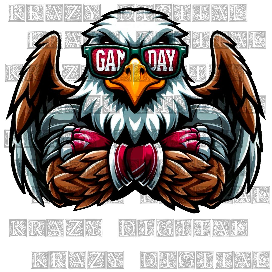 Eagle Maroon Mascot Gameday PNG, Cool Eagle PNG, Eagle School Mascot ...