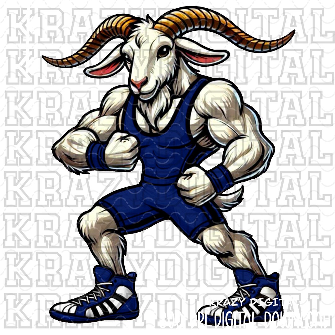 Navy Goat Wrestler Mascot PNG, Sports Design, Wrestling Team File, Navy ...