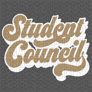 Distressed Student Council Design, School Student Council PNG, Cute ...