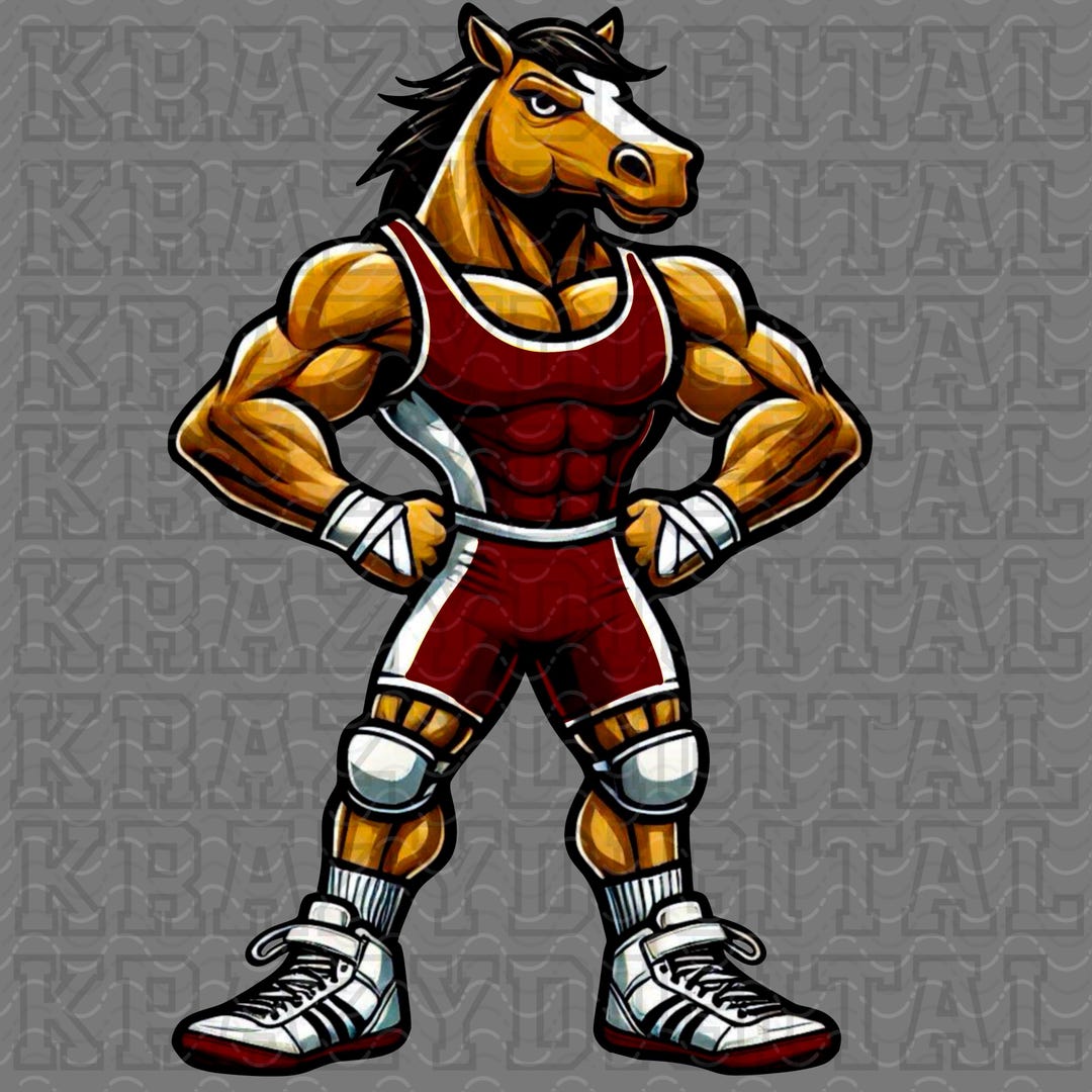 Maroon Bronco Wrestling PNG, Maroon Horse Boy Design, Boy Mustang ...