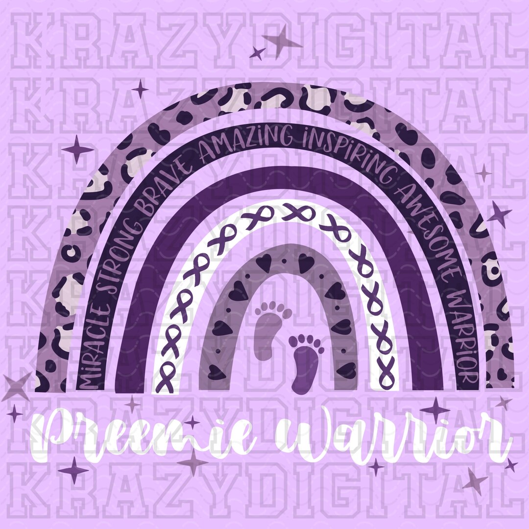 Preemie Warrior PNG, Prematurity Awareness Month Design, Miracle Baby ...