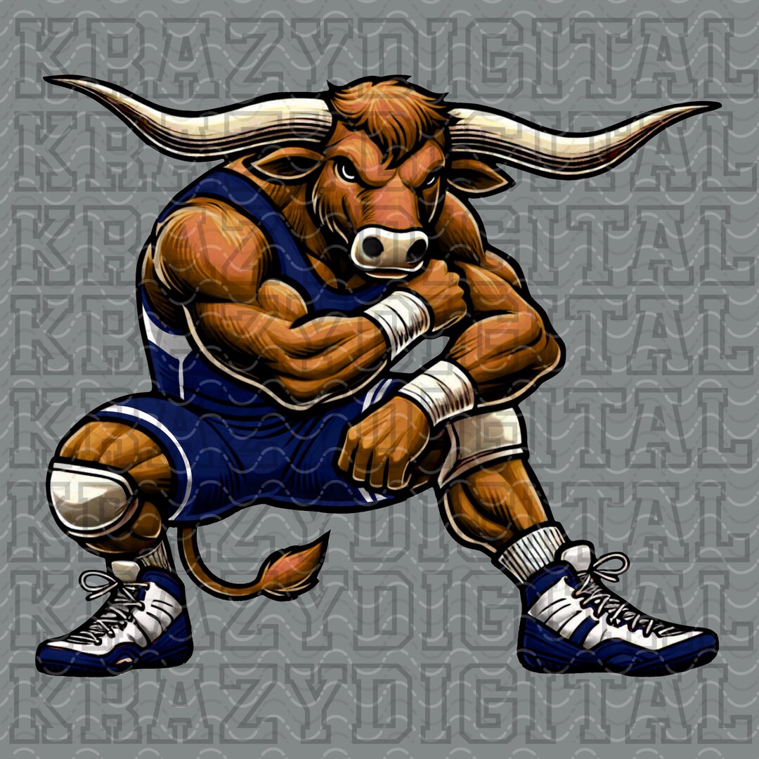 Longhorn Navy Mascot Wrestling PNG, Navy Strong Mens Digital, Strong ...