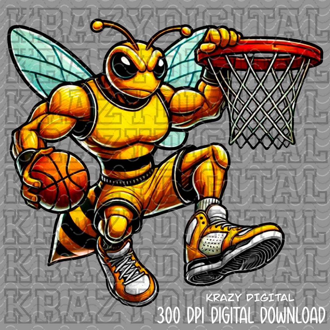 Jackets Basketball PNG, Hornets Basketball Design, Yellow Jacket ...