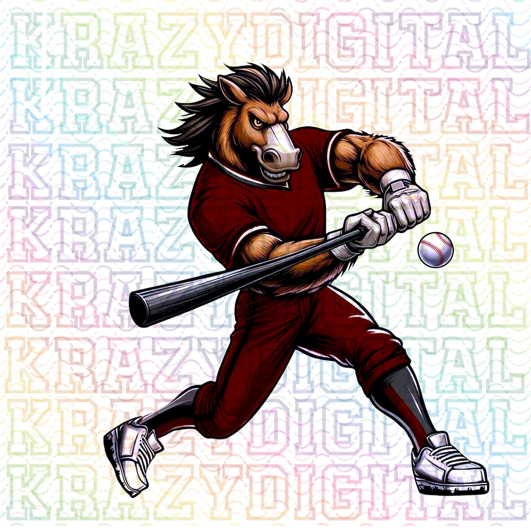 Maroon Bronco Baseball PNG, Bronco Boy Design, Mustang Digital File ...