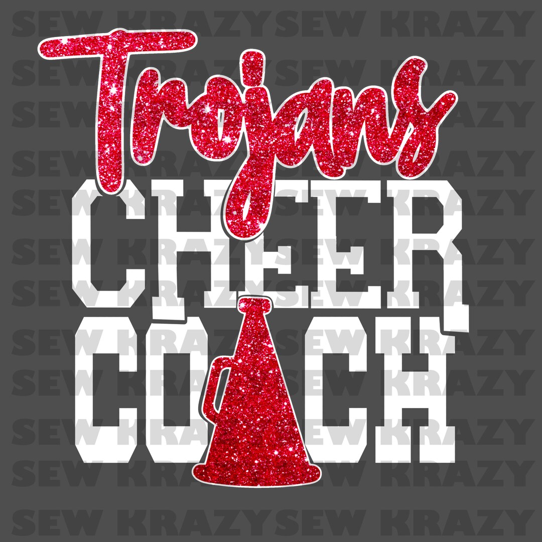 Trojan Red Cheer Coach Mascot PNG, Trojan Mascot Cheer PNG, Trojan Red ...