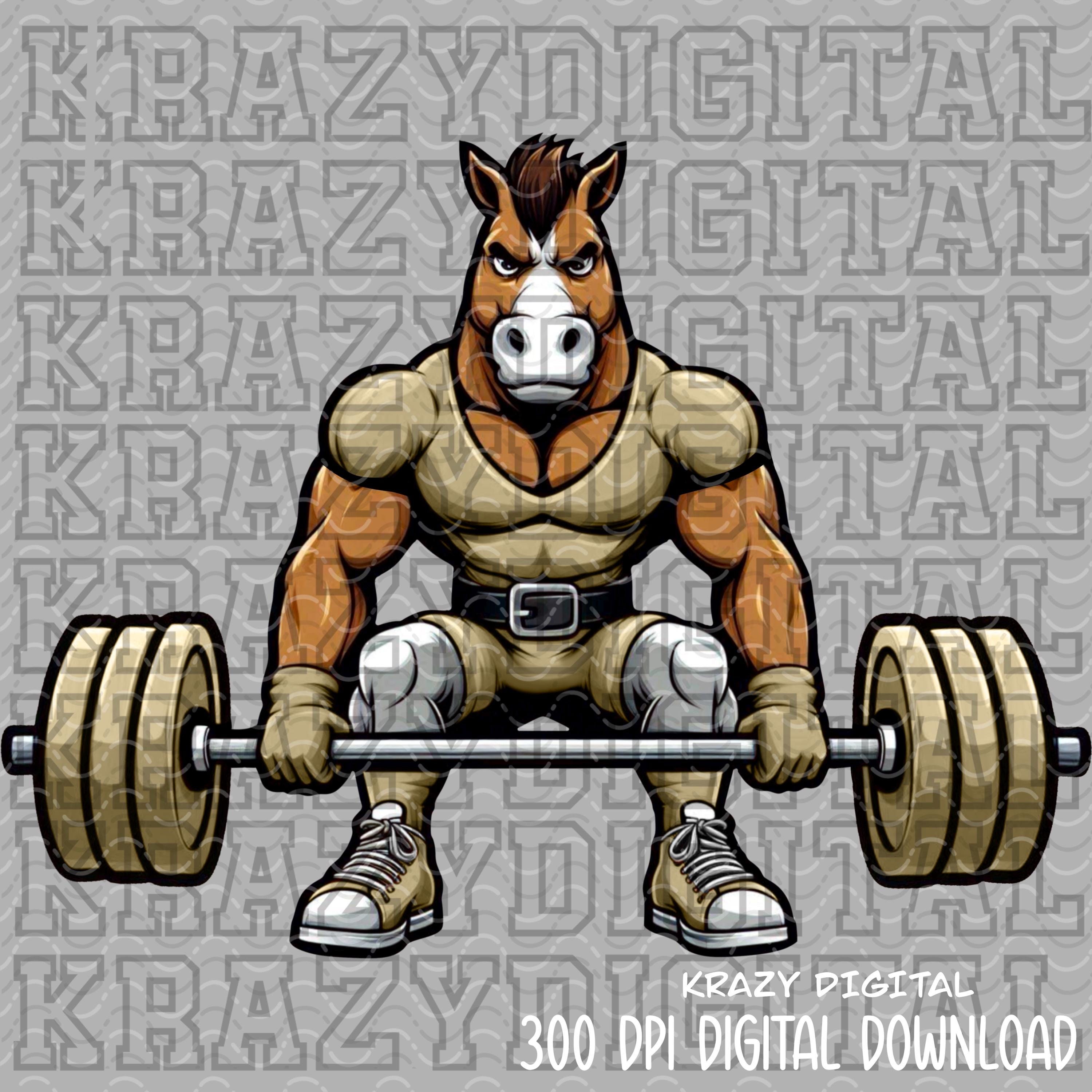 Bronco Powerlifting PNG, Vegas Gold Mustang Strong School Mascot ...