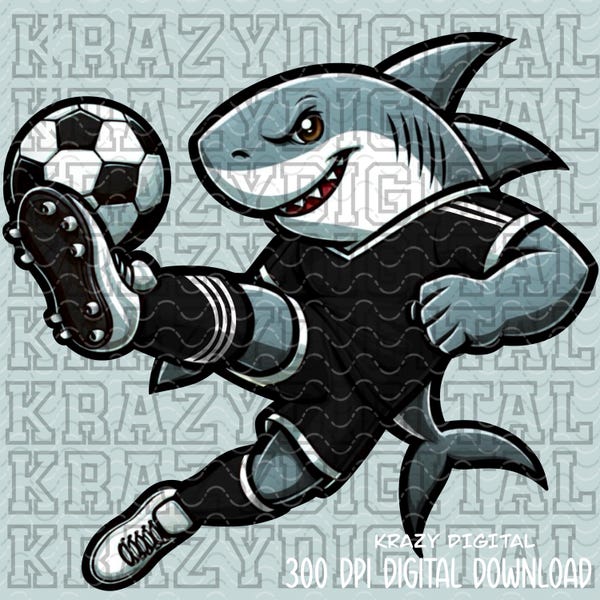 Sharks Soccer Png - Etsy