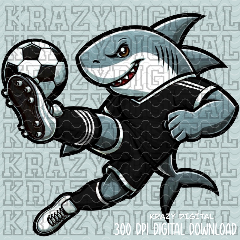Sharks Soccer Png - Etsy