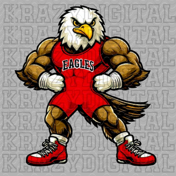 Wrestling Eagle Clip Art