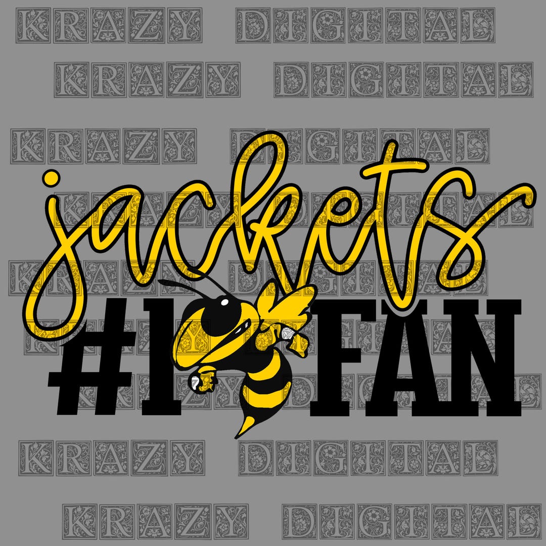 Jackets Nation Mascot PNG, Jackets Nations Number 1 Fan PNG, Jackets ...