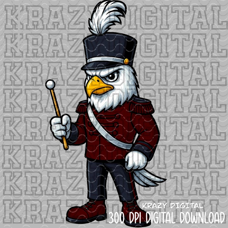 Falcon Marching Band PNG, Maroon Drum Line PNG, Eagle Band Digital File ...