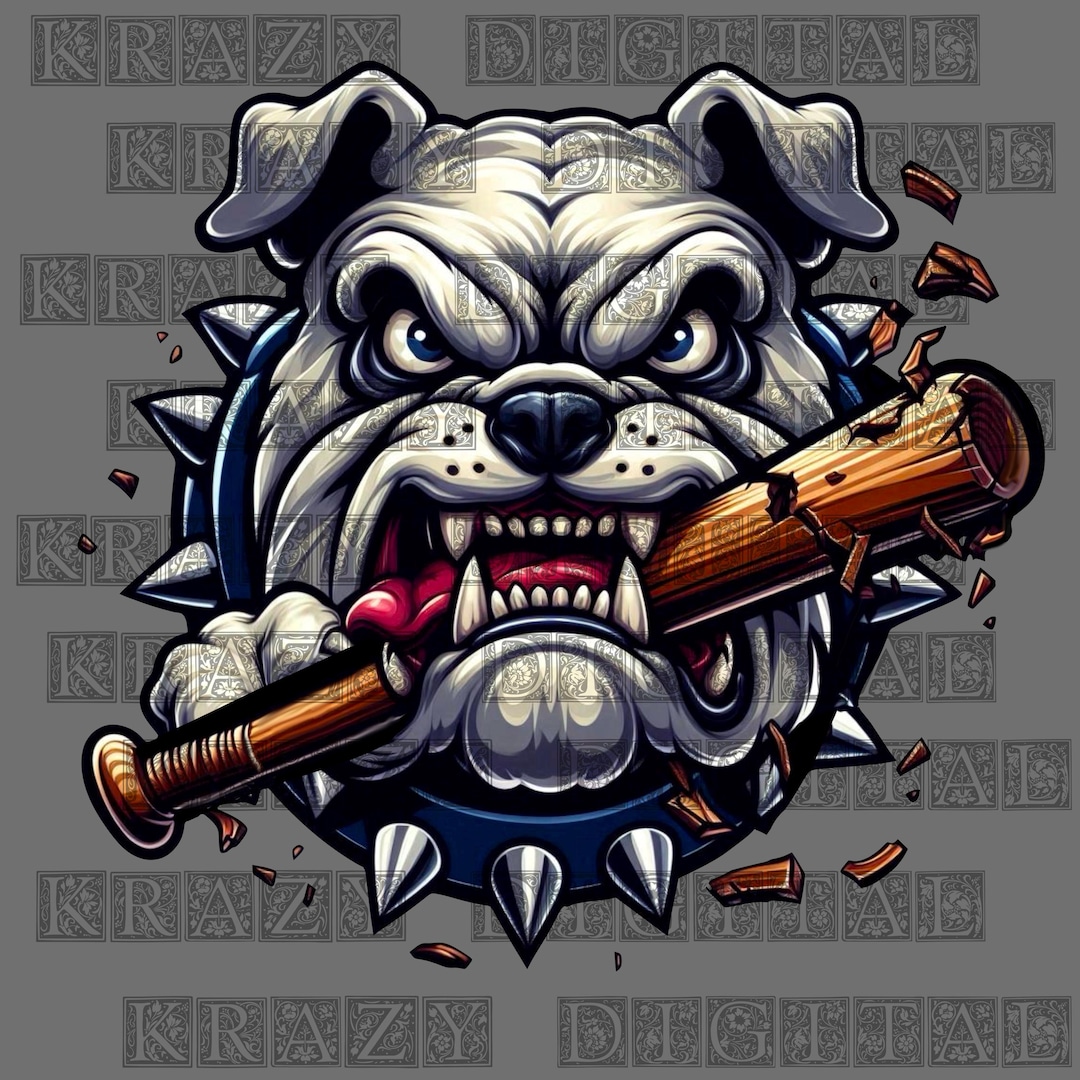 Bulldog Mascot Baseball PNG, Blue Bulldog Baseball Mascot, Bulldog ...