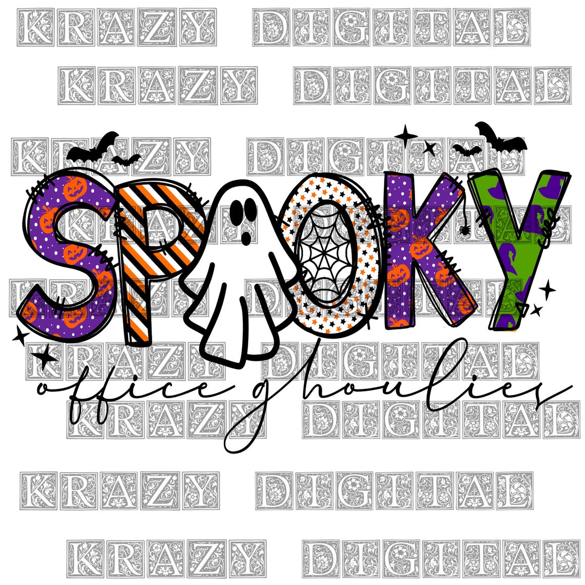 Spooky Office Ghouls PNG, Fun Work Shirt Artwork, Halloween Work Design ...
