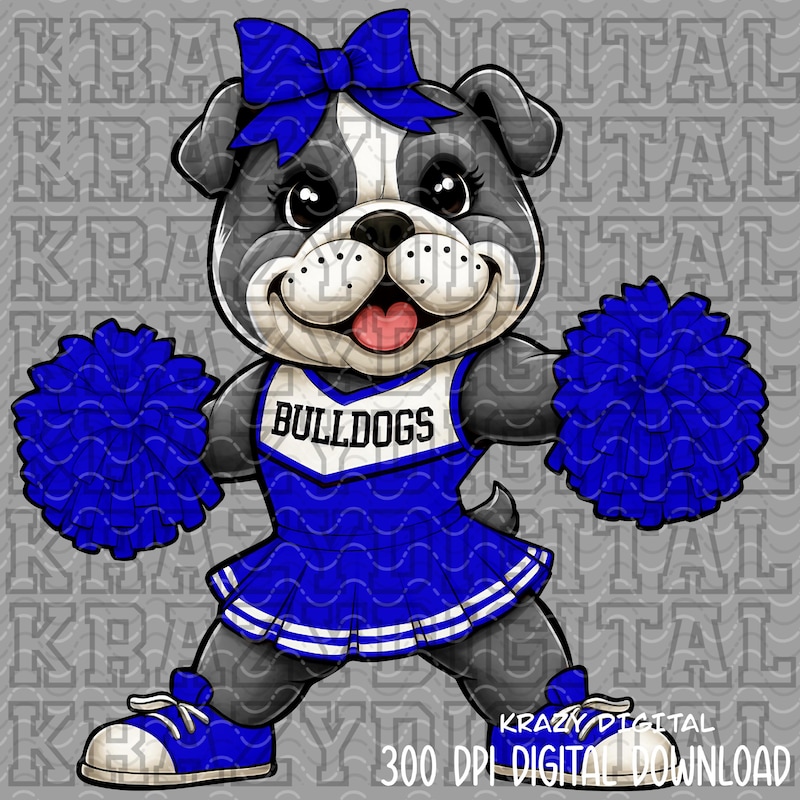 Grey Bulldog Mascot - Etsy