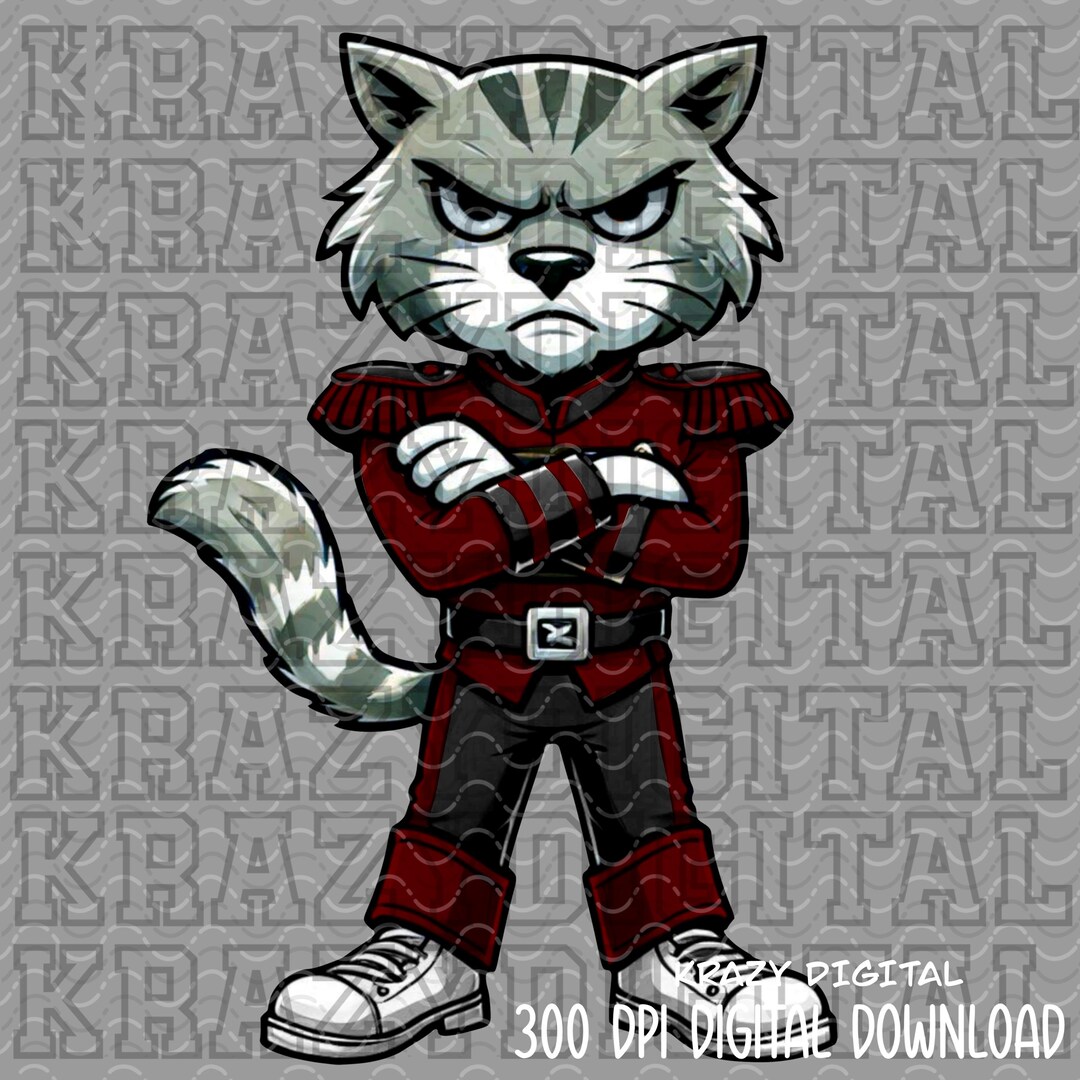 Wildcat Maroon Band PNG, Wildcat Marching Band Artwork, Wildcat Drum ...