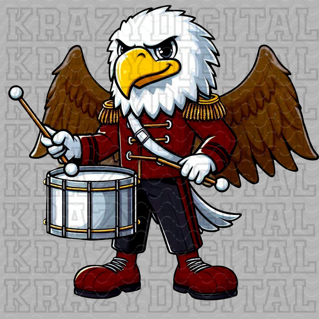 Eagle Maroon Marching Band PNG, Eagle Drum Marching PNG, Eagle Band ...