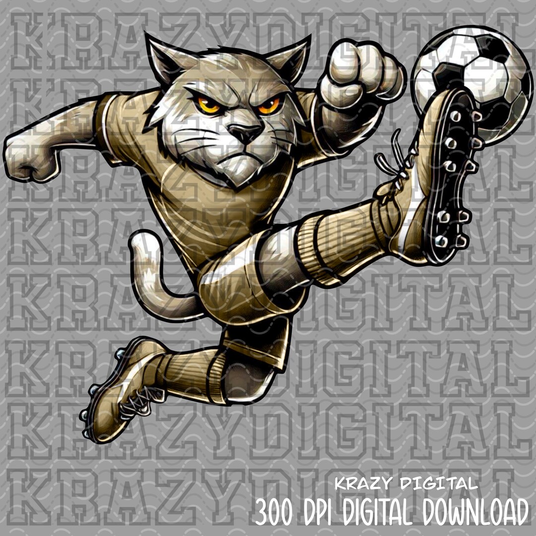 Wildcat Soccer Gold PNG, Soccer Mom Wildcat PNG, Vegas Gold Soccer ...