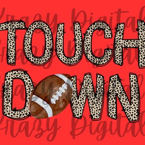 Leopard Print Touchdown PNG, Leopard Football PNG, Football Spirit PNG ...
