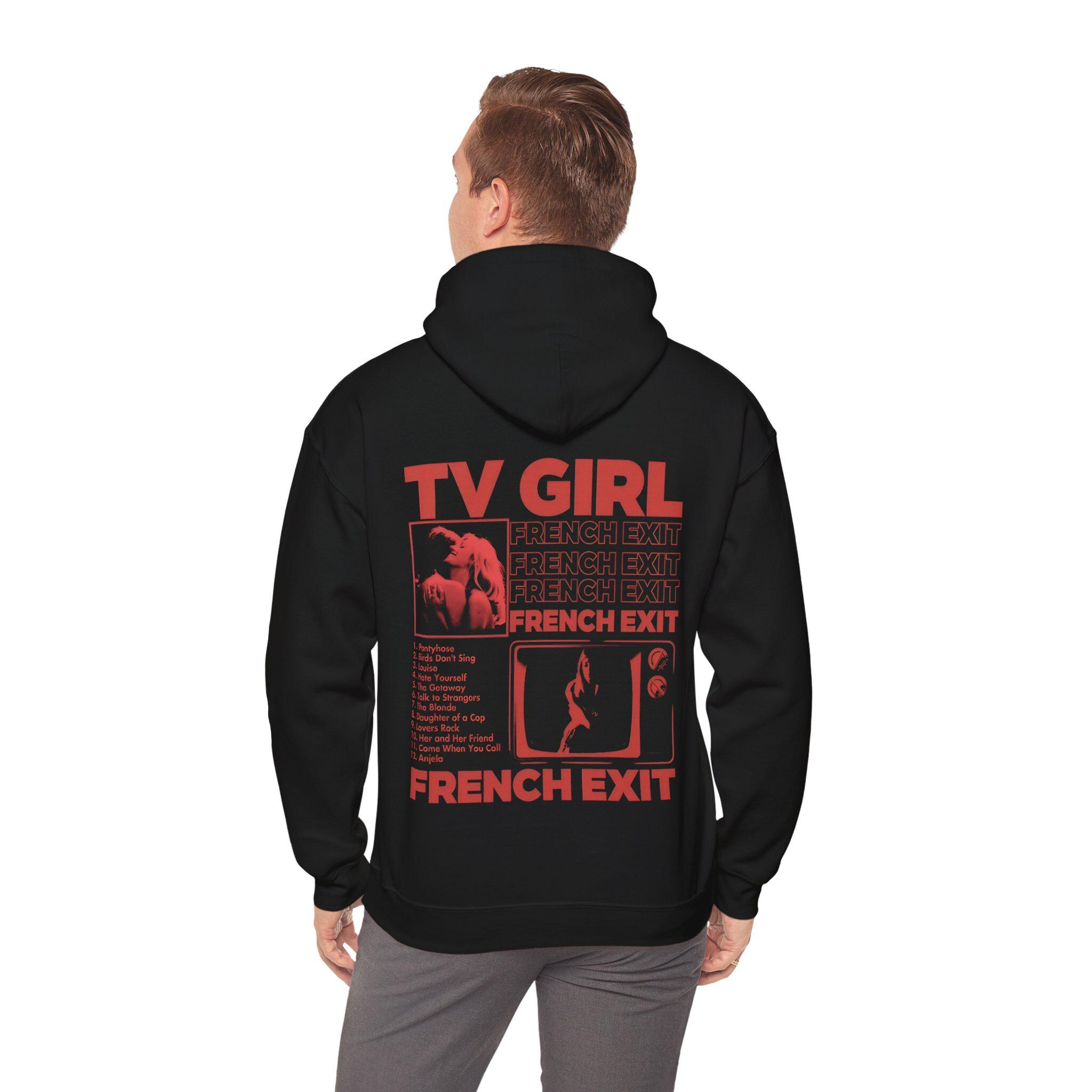 Tv Girl 90's Vintage French Exit Album Hoodie - Premium Tv Girl ...