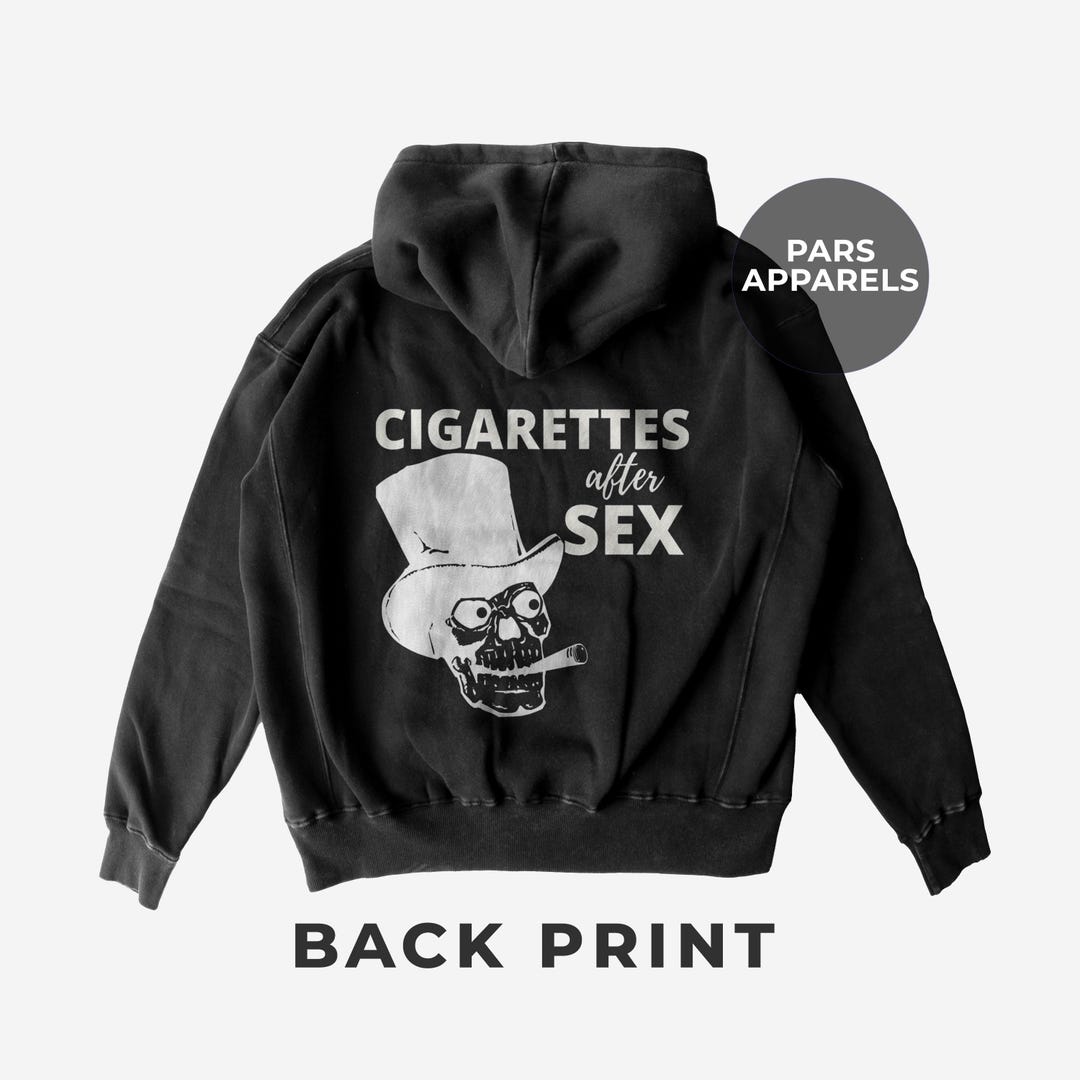 Cigarettes After Sex Back Hoodie - Premium Cigarettes After Sex ...