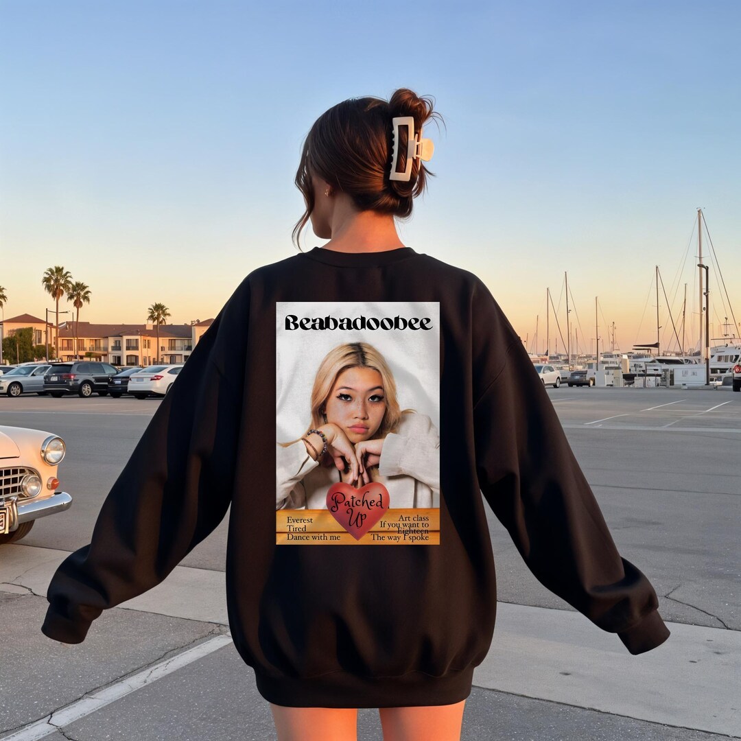 Beabadoobee 'patched Up' Album Back Sweatshirt - Beabadoobee Merch ...