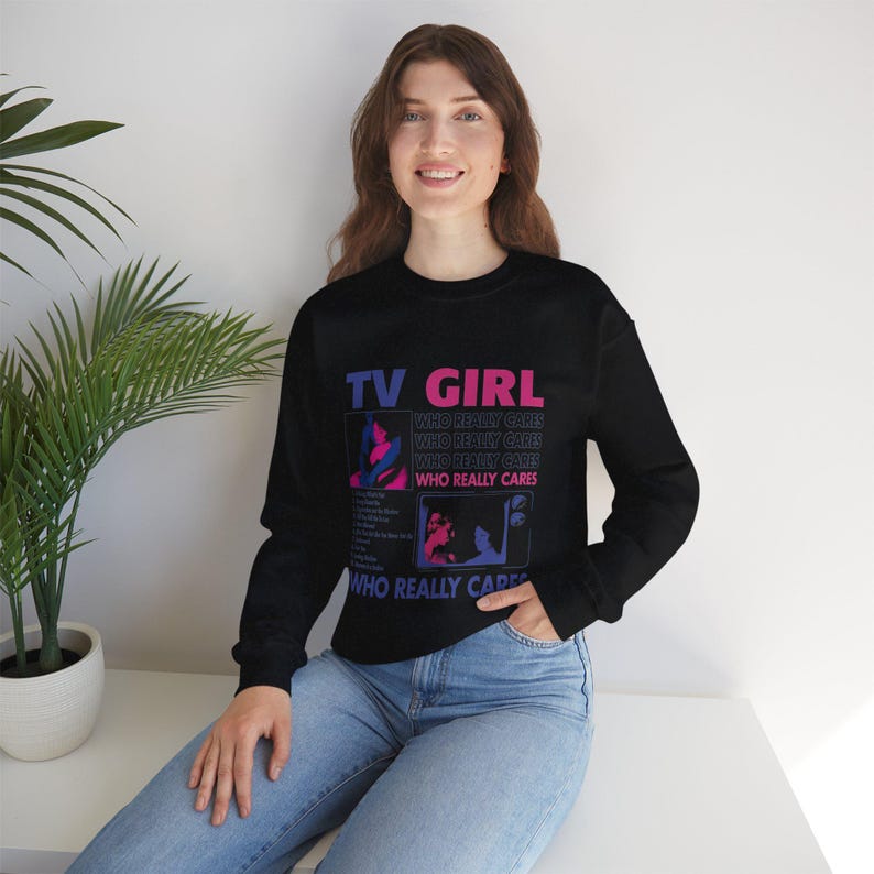 Tv Girl Who Really Cares Album Sweatshirt Tv Girl Merchandise - Etsy