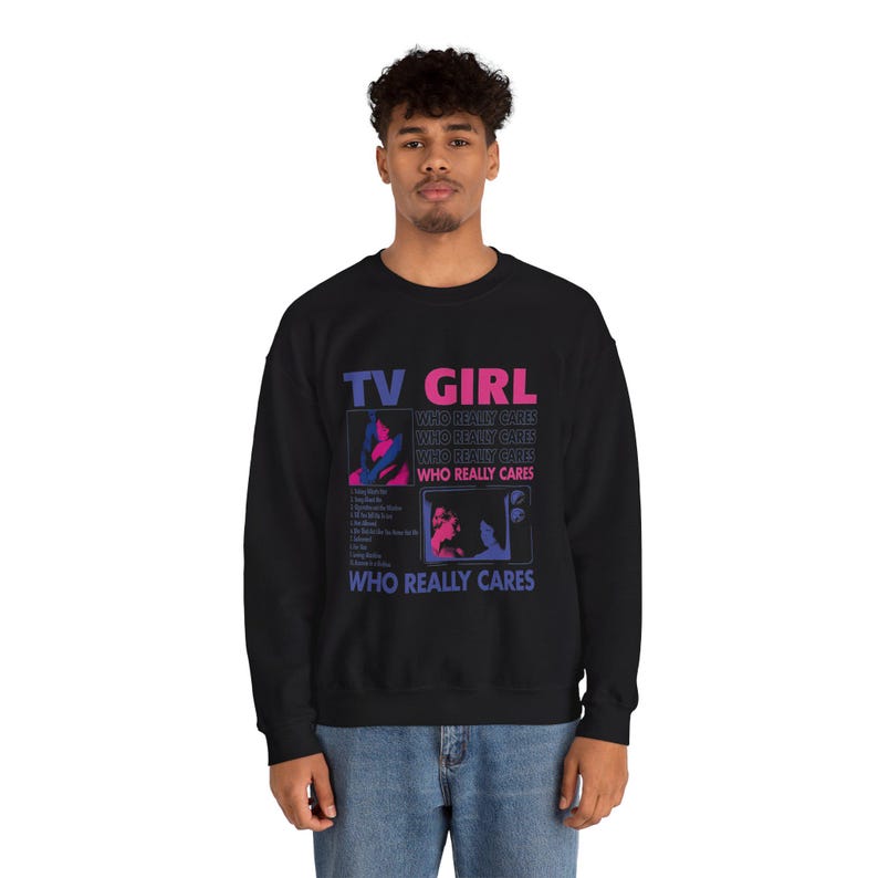 Tv Girl Who Really Cares Album Sweatshirt Tv Girl Merchandise - Etsy
