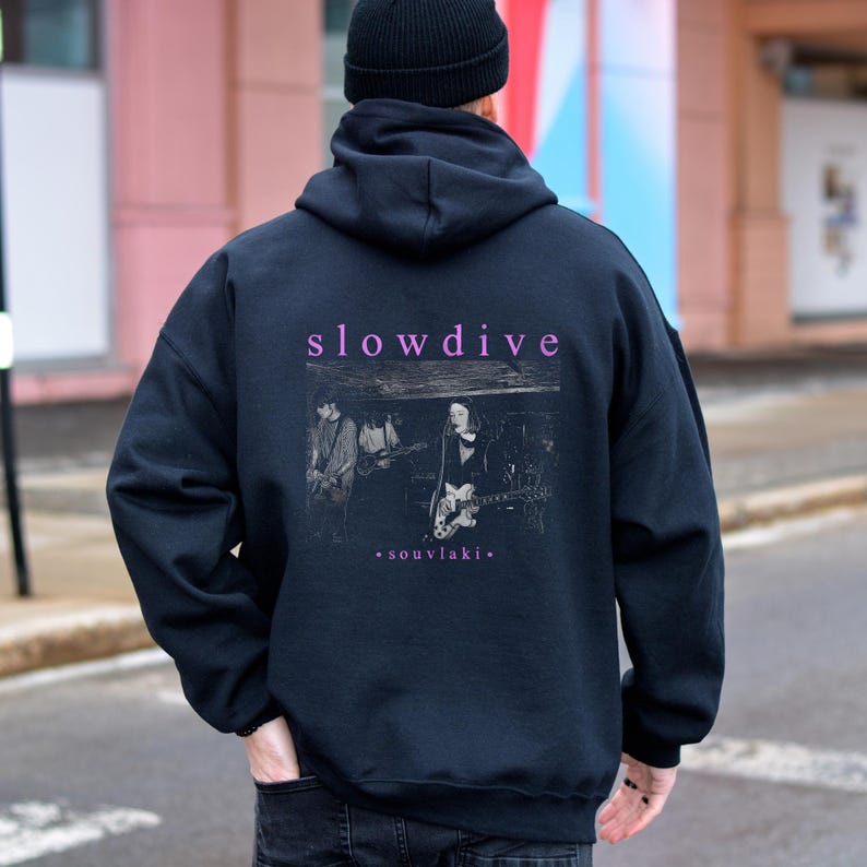 Slowdive 'souvlaki' Album Back Hoodie - Slowdive Merchandise - Rock ...