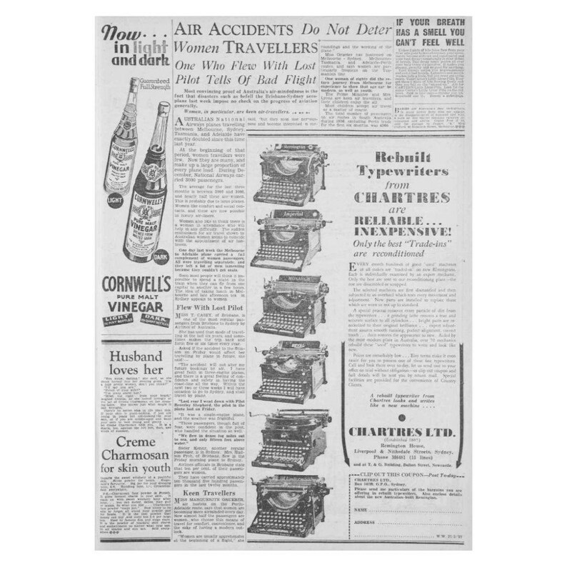Vintage Wall Art 1940's Newspaper Advertisements - Etsy