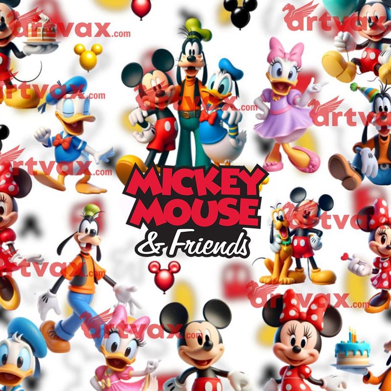 Mickey Name Png - Etsy