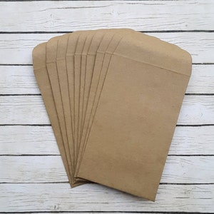 Kraft Coin Envelopes Set of 10 - Etsy