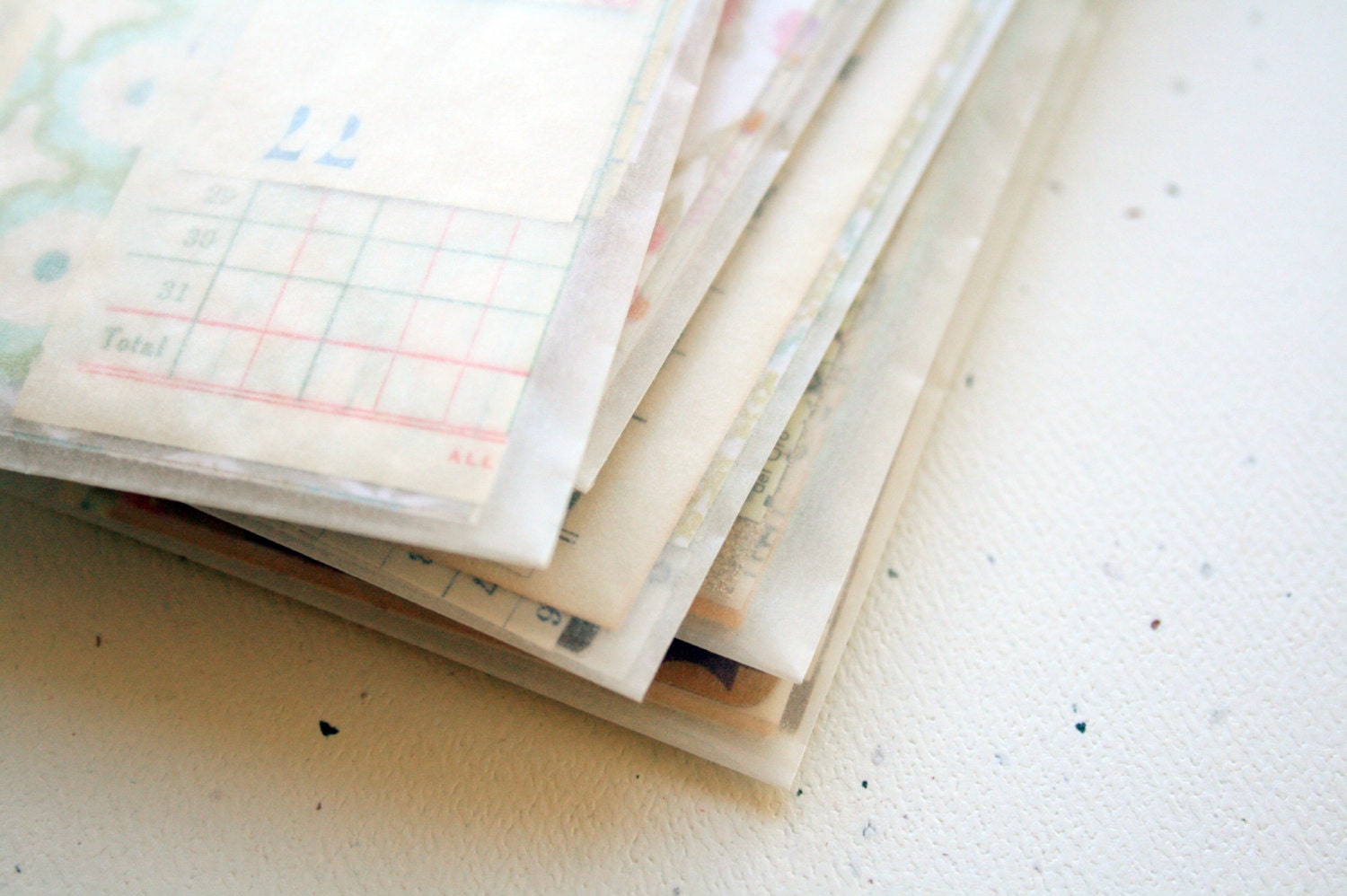 Mini Paper Pack New and Vintage Papers - Etsy