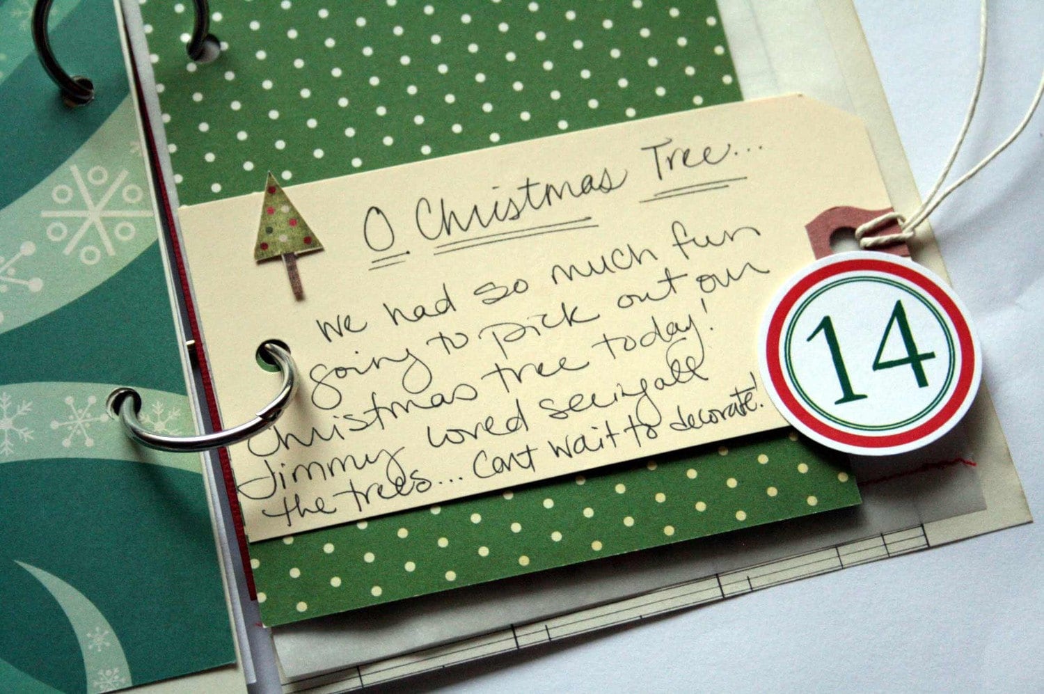 DIGITAL FILE - Red & Green Holiday Number Tags 1-31 - Etsy