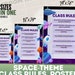 Classroom Rules Poster, Middle School Classroom Rules, Space Theme ...