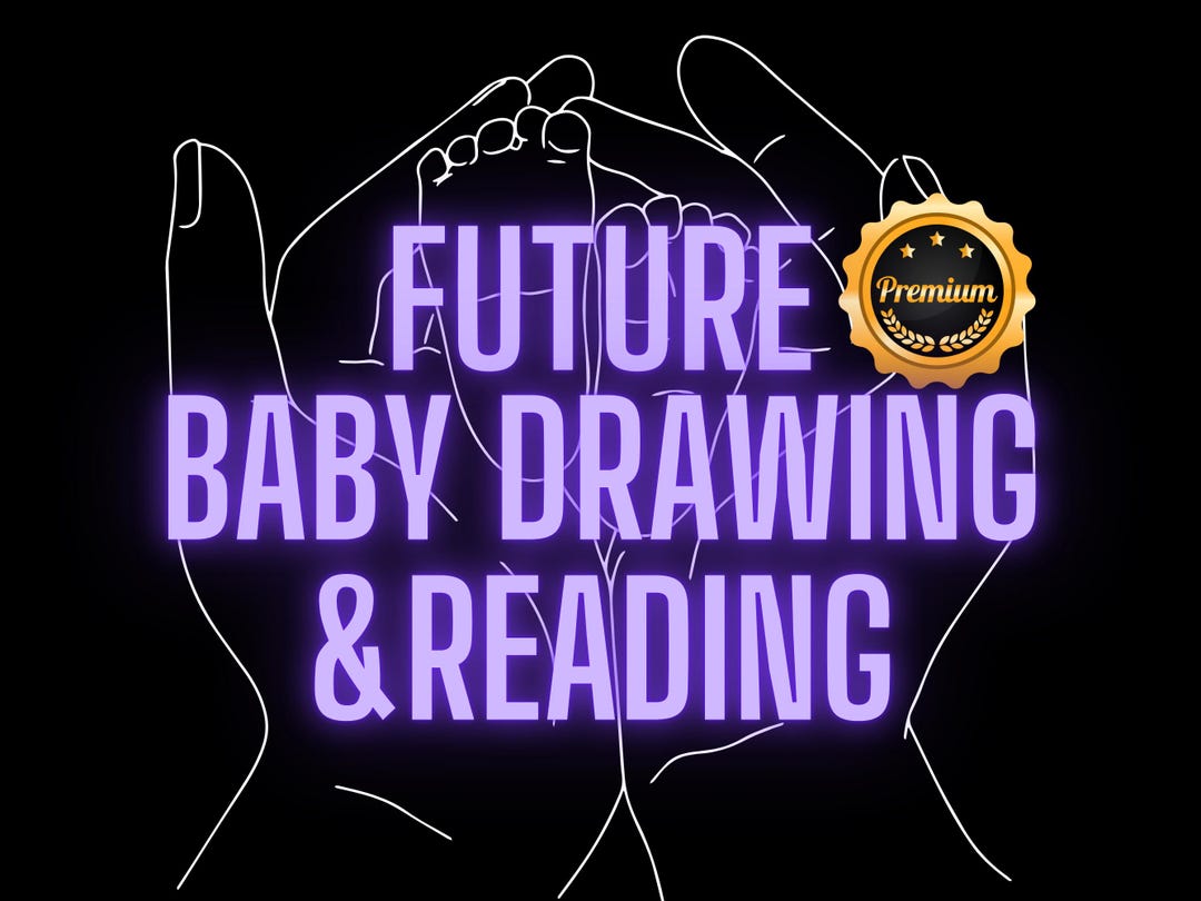 Future Baby Reading & Drawing Intuitive Psychic Reading Baby's ...