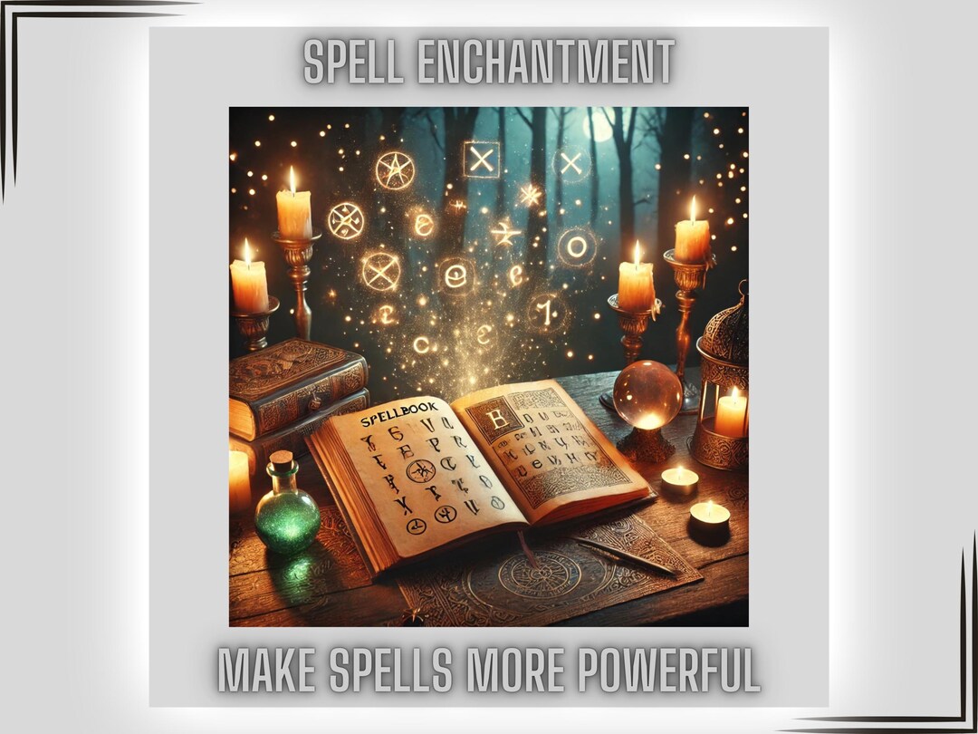 Spell Enchantment 2-hour Cast Permanent Results Magic - Etsy
