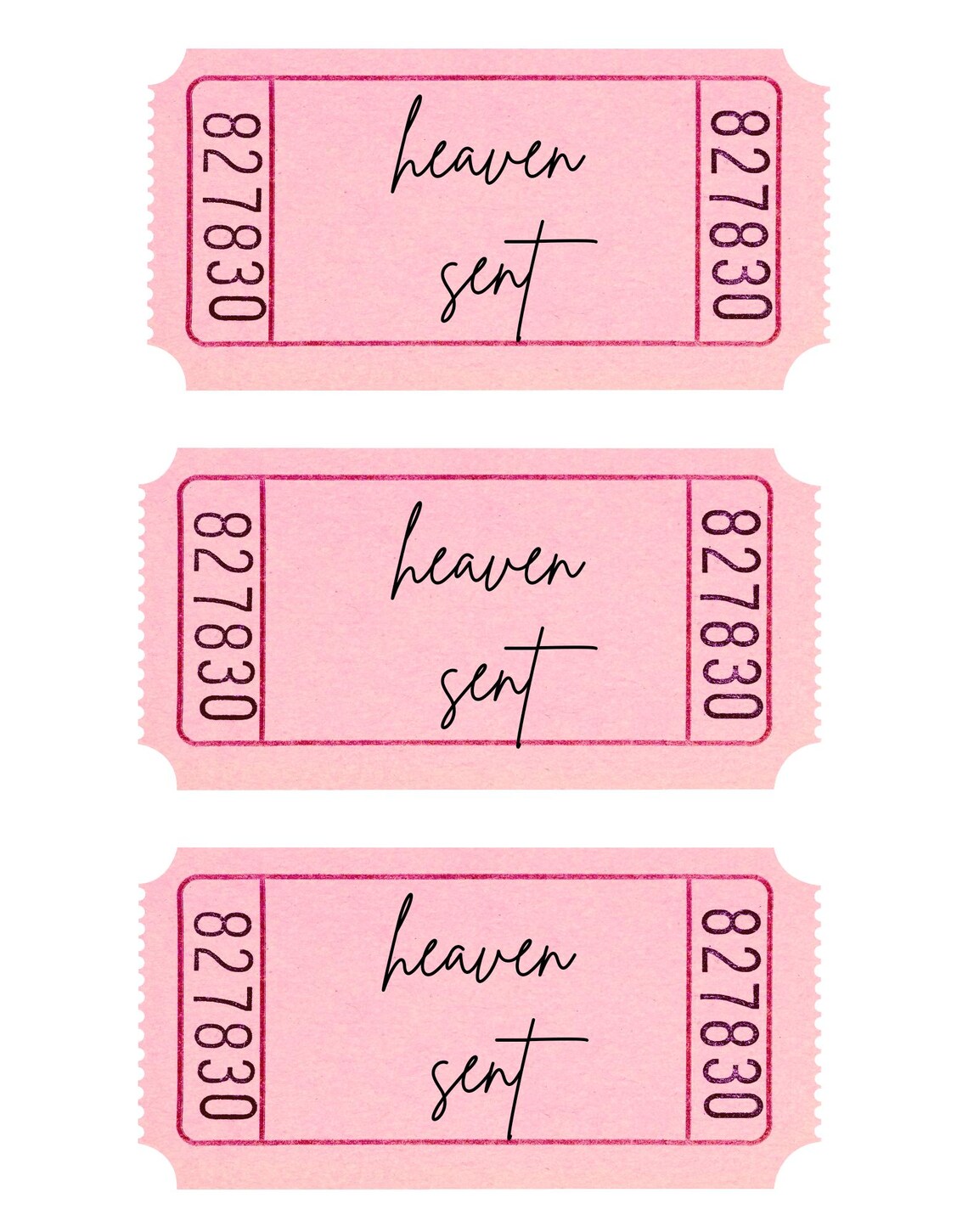 Coquette Ticket Digital Print | Trendy Art | Girly Decor | Preppy Print ...