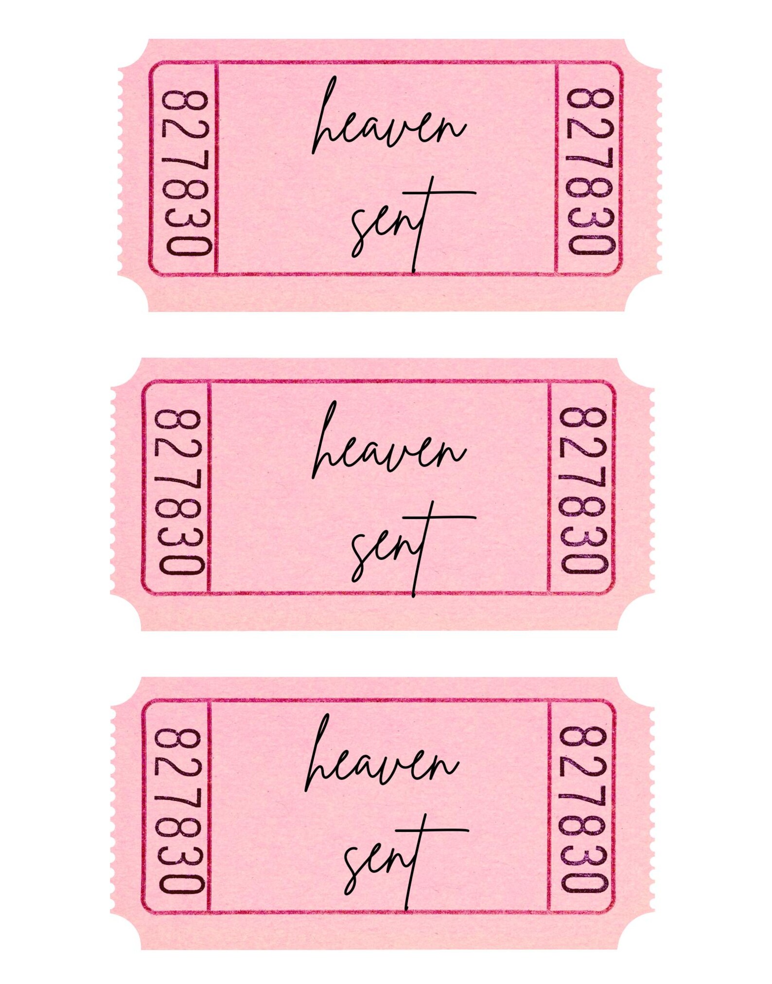 Coquette Ticket Digital Print | Trendy Art | Girly Decor | Preppy Print ...