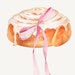 Coquette Cinnamon Roll Bow Digital Print | Trendy Art | Kitchen Decor ...