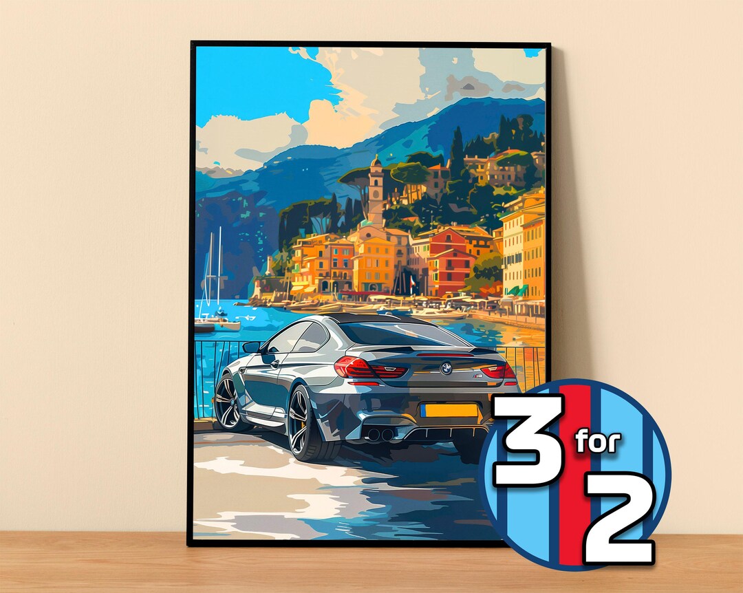 BMW Poster | M6 Competition F13 Poster #9016.0 | BMW Wall Decor | BMW ...