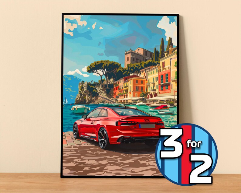 Audi Poster | RS5 Coupé Poster #9035.1 | Audi Wall Decor | Audi Art ...